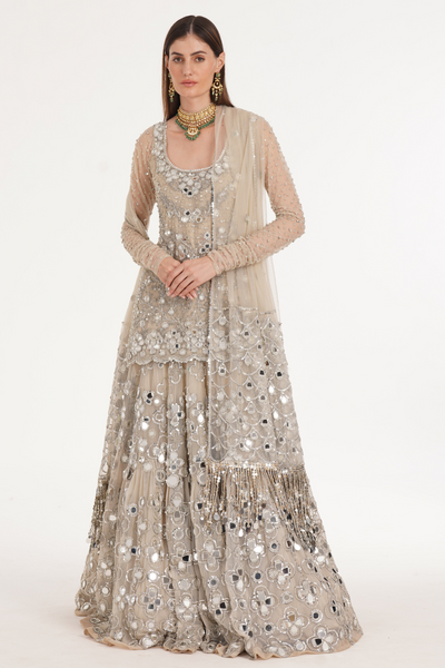 SARA ALI KHAN SHOJI WHITE LEHENGA SET – abhinavmishra